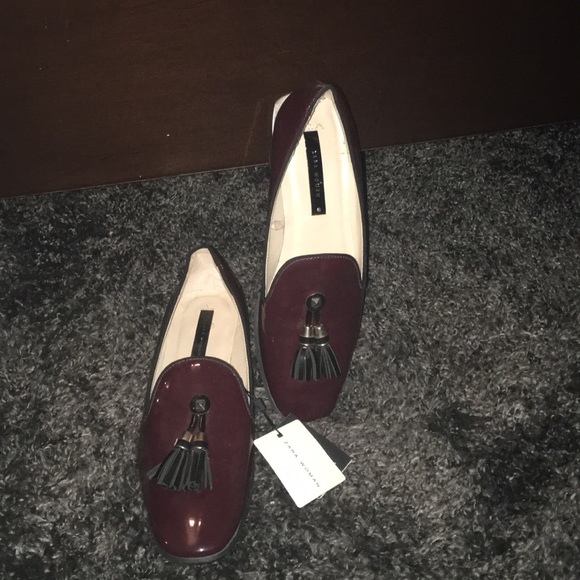 Zara | Shoes | Dark Burgundy Color Shoe From Zara | Poshmark
